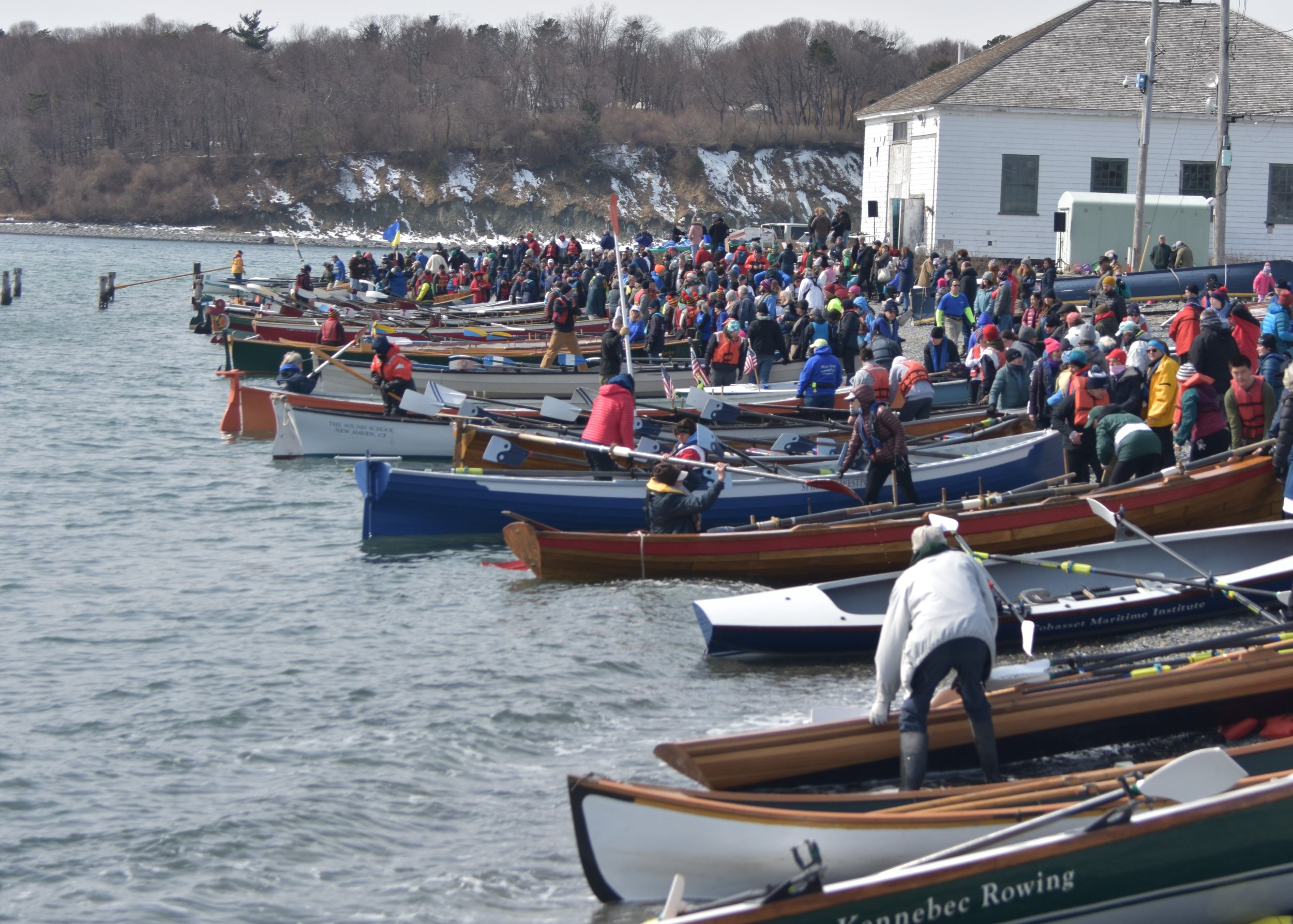 Adult Rowing Returns to the Snow Row – Lake Champlain Maritime Museum