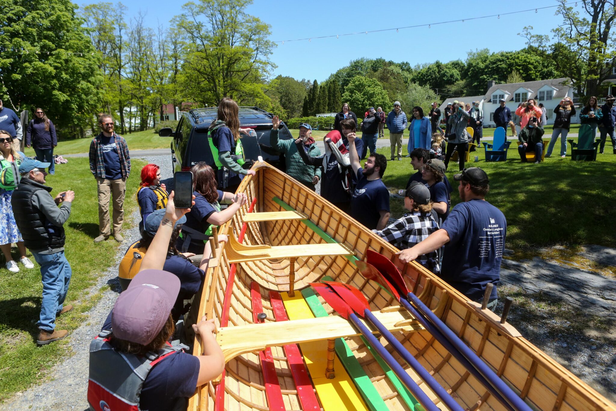 Launching a New Student-Built Boat in Lake Champlain – Lake Champlain ...