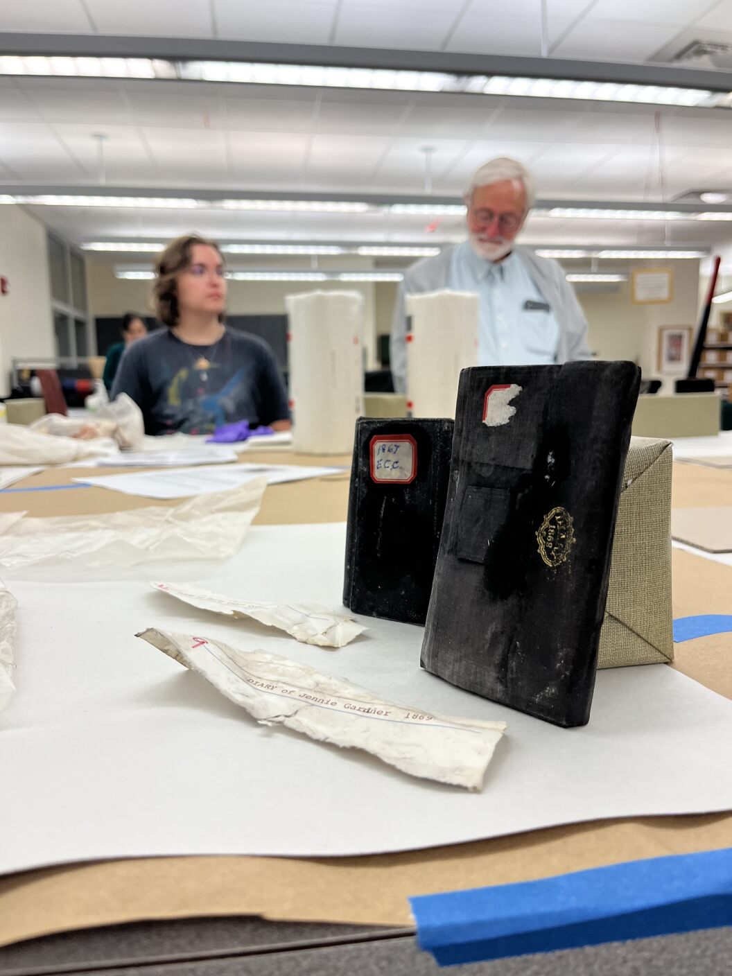 Learning to Repair 19th Century Diaries at Dartmouth College – Lake ...