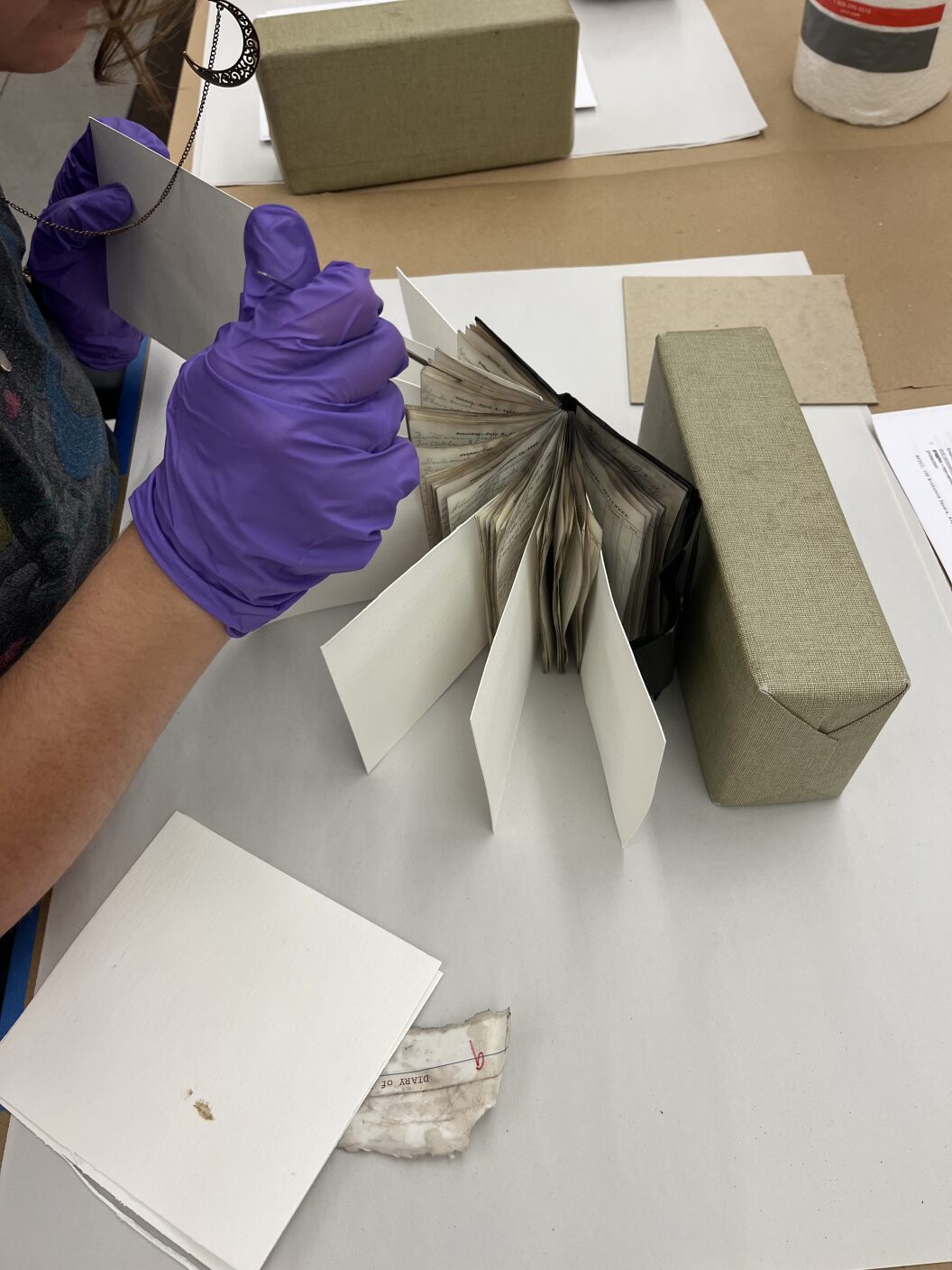 Learning to Repair 19th Century Diaries at Dartmouth College – Lake ...
